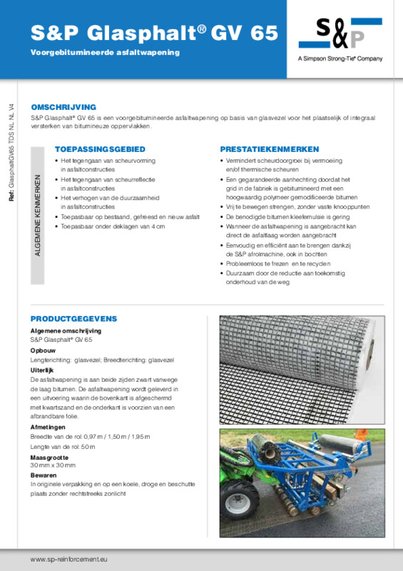 S&P Asphalt reinforcement | S&P Clever Reinforcement