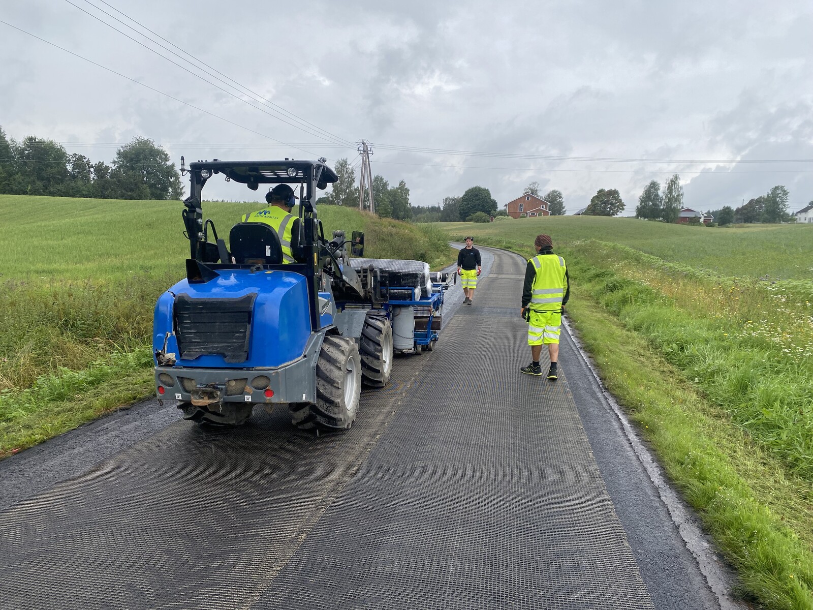 Reinforcement of damaged road section - Movegen - Fenstad, Norway | S&P ...